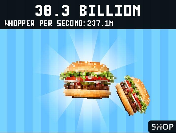 Whopper Clicker - From Zero to Burger Billionaire in One Click | Baba ...